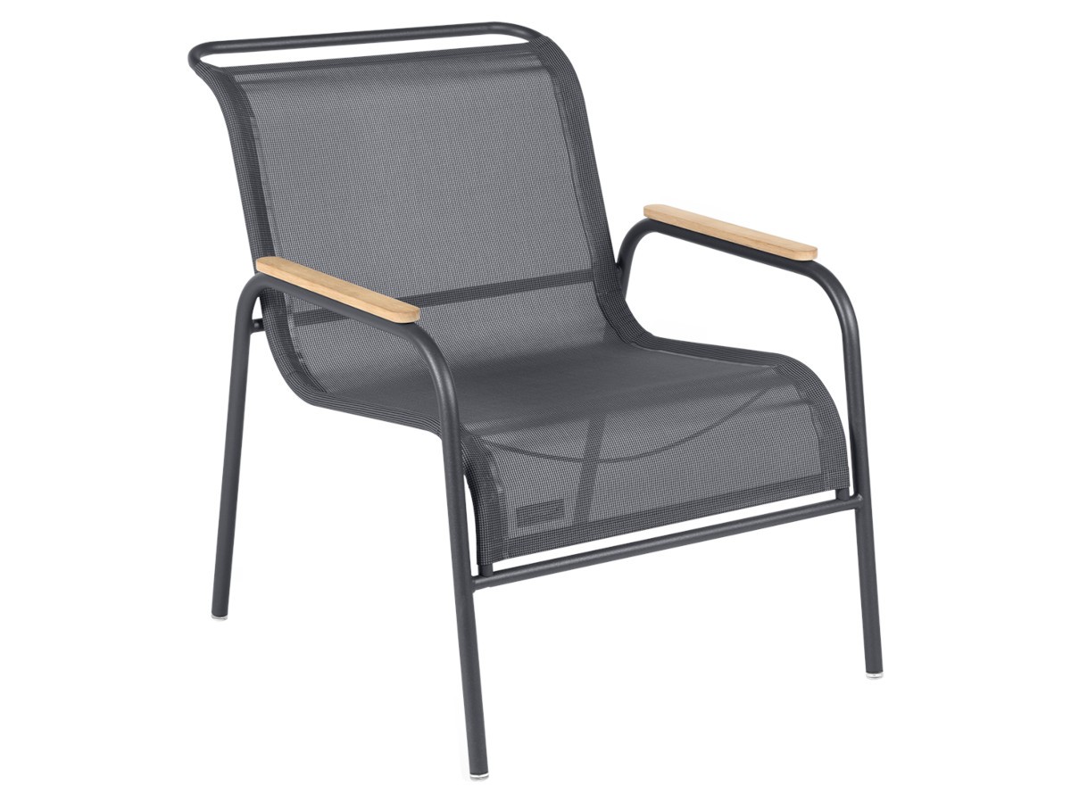 Fauteuil lounge de jardin en métal Coolside - Fermob - Jardideco.fr