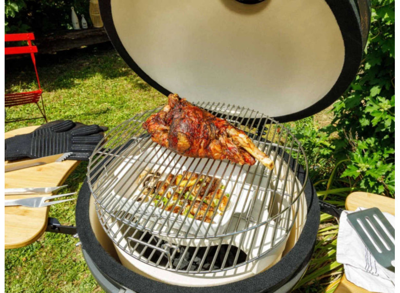 Kamado Kamagic 24 barbecue charbon avec cuve céramique Somagic