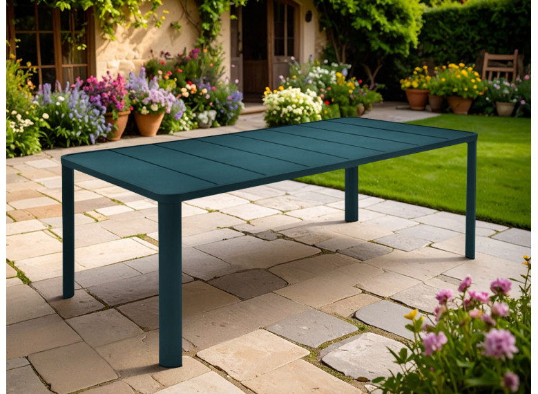 Table de jardin en métal rectangulaire Oléron - 12 places - Fermob