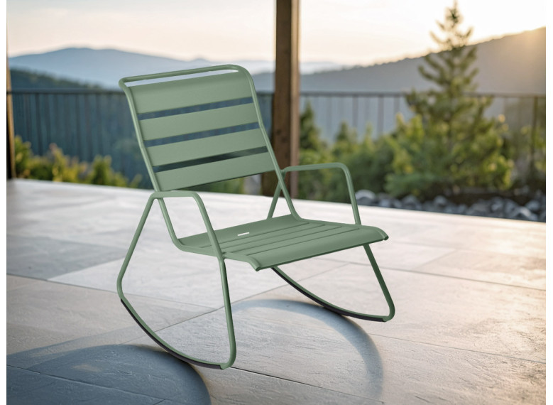 Rocking Chair en métal Monceau - Fermob - Jardideco.fr