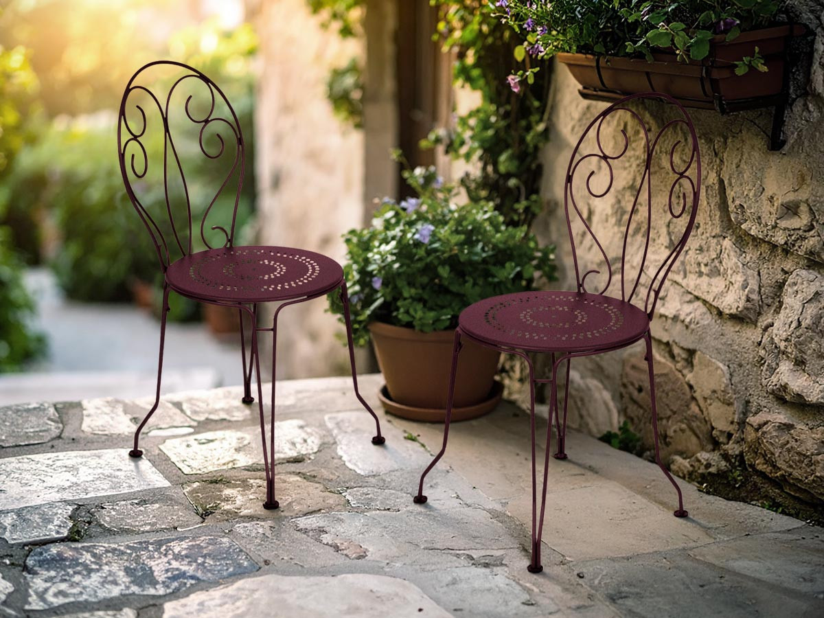 Chaise jardin en métal Montmartre - Fermob - Jardideco.fr