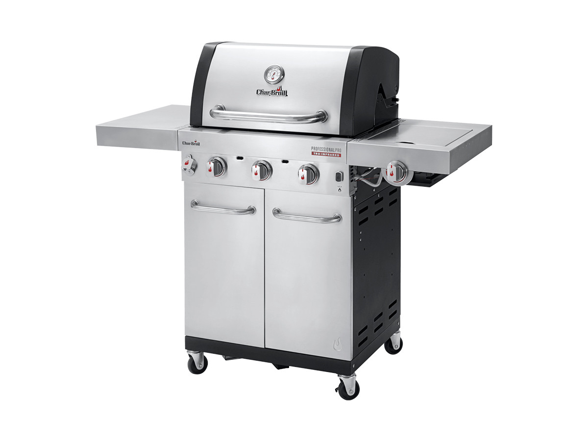 Barbecue gaz Char-Broil Professional Pro S 3 avec chariot et couvercle