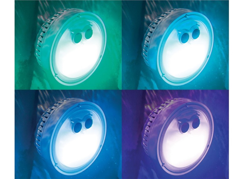 Eclairage LED pour spa gonflable Intex à piles pour bulles et jets