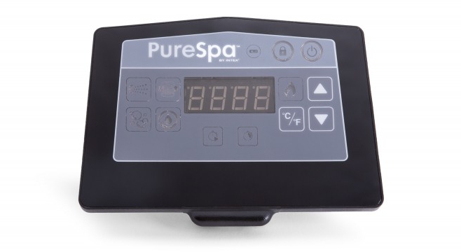 Tablette de commande pour spa gonflable Carbone Bulles et Jets - Intex