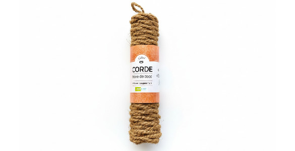 Voile d'ombrage en jute naturelle traingulaire - Jardiline - Jardideco.fr